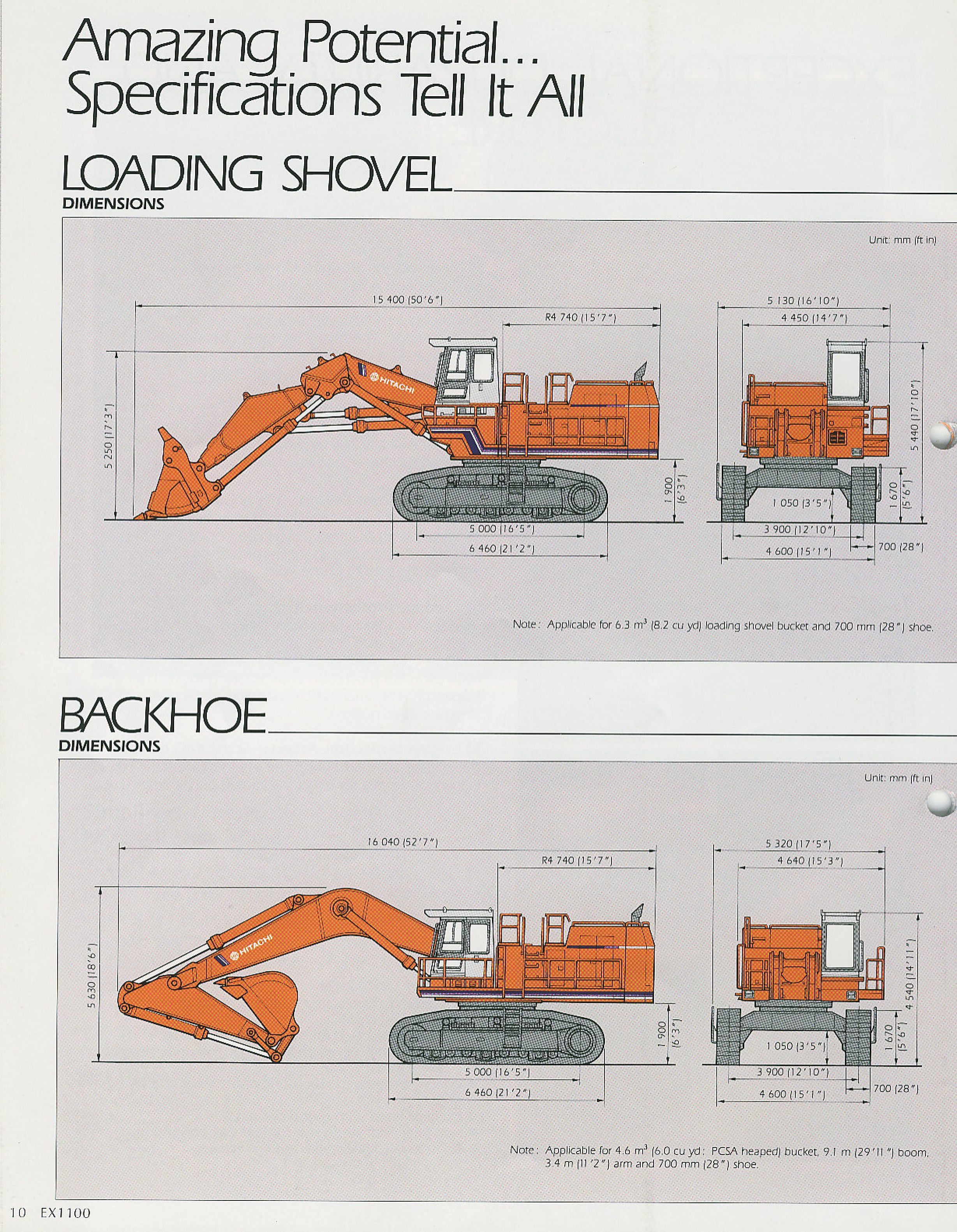 Excavadora Hitachi EX1100-3