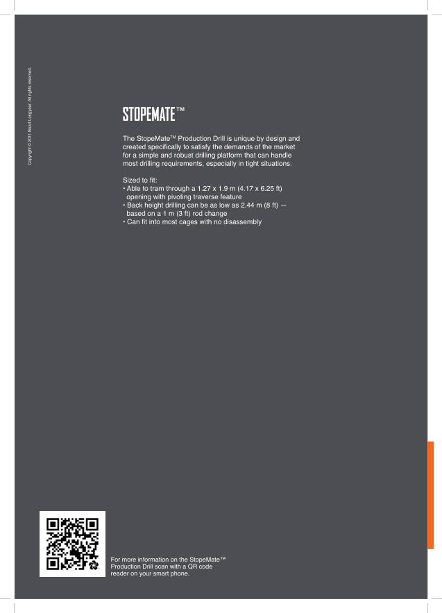 Boart Longyear Stopemate Rock Drill