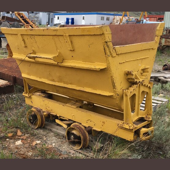 40 Cubic Foot Rocker Side Dump Mine Car For Sale