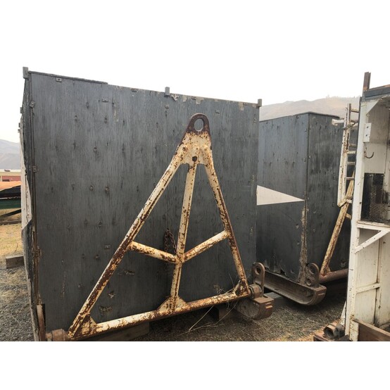 (4) Diamond Drill Skid Shack Work Platforms