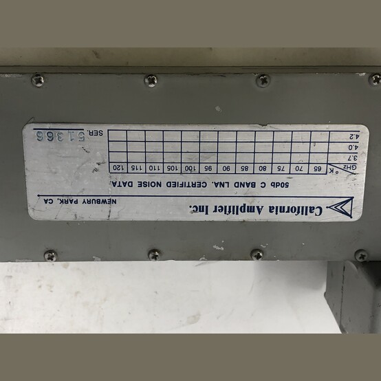 California Amplifier C Band LNA