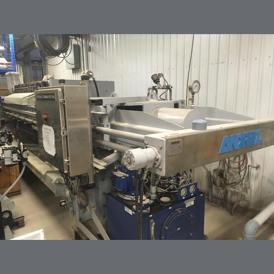 Andritz 1000mm Sidebar Filter Press System