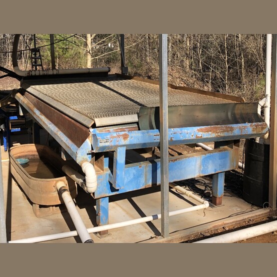 5ft. x 10ft. UHF Gold Concentrating Table