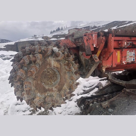 Rozadora alpina Sandvik AHM105 Voest