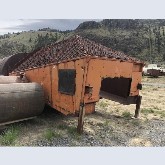 Portable 14ft x 9ft Grizzly Screen Hopper