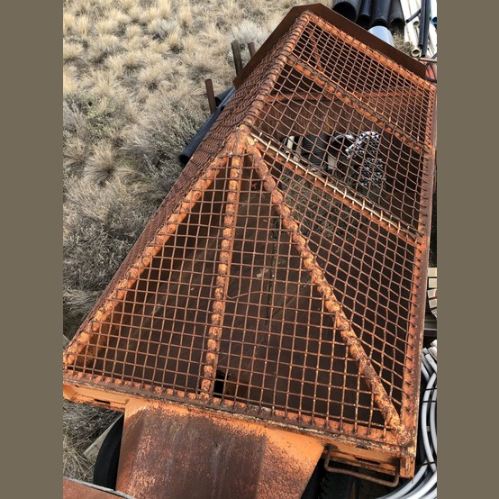 Portable 14ft x 9ft Grizzly Screen Hopper