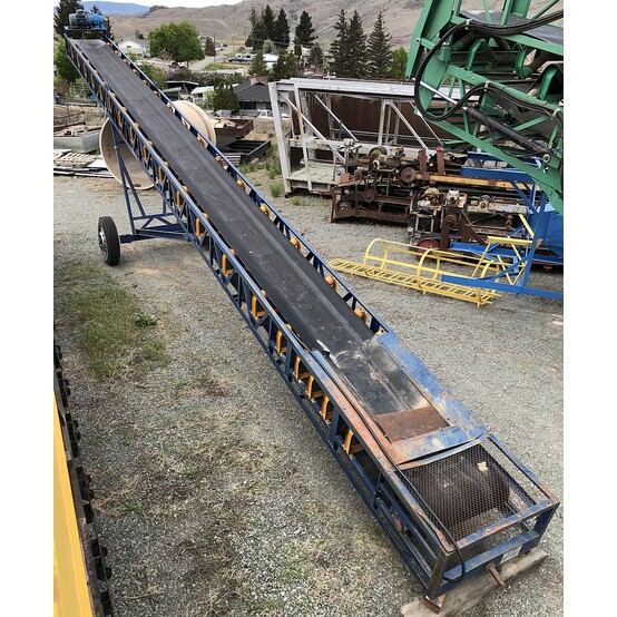 Better 36in x 60ft Portable Radial Stacking Conveyor