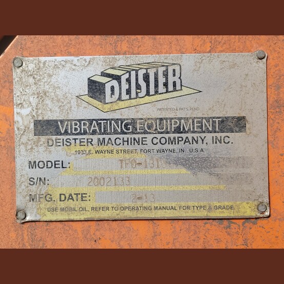 Deister TFO-1316 Horizontal Screen