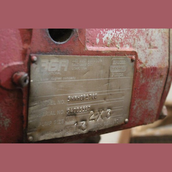 Baker Hughes 2x3x13 Centrifugal Pump