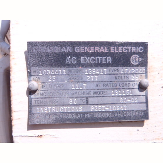 3,500HP General Electric Synchronous Motor