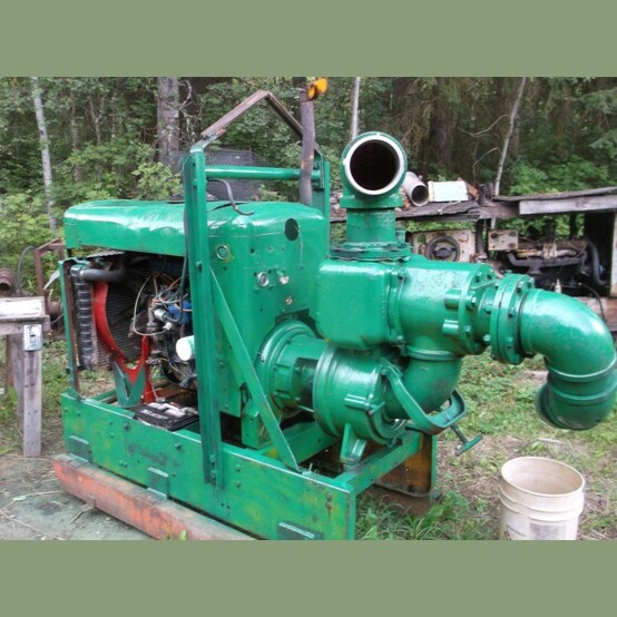 6 Inch Trash Pump / Ford 6-Cyl Gas Power