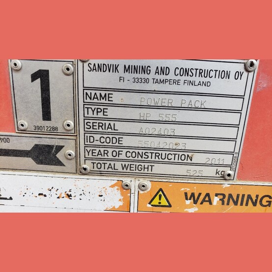 Perforadora de Desarrollo Sandvik DD321