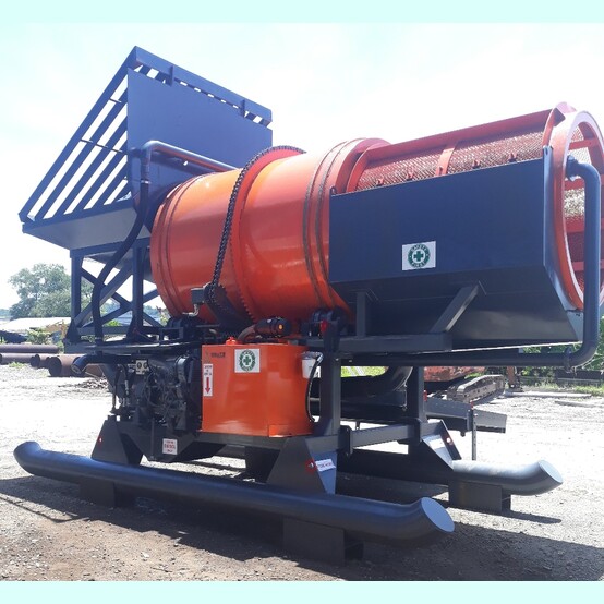 ST100S Scrubber Trommel Wash Plant