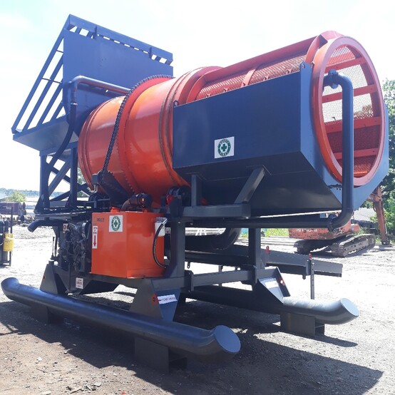 ST100S Scrubber Trommel Wash Plant