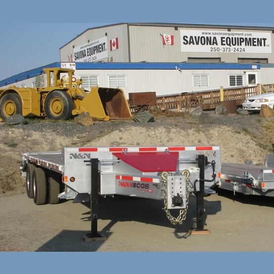 25ft Galvanized Tandem-Axle Dually Trailer