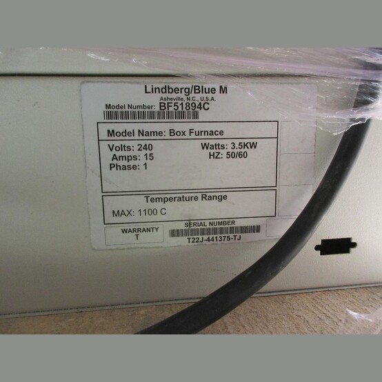 Lindberg-Blue M Box Furnace
