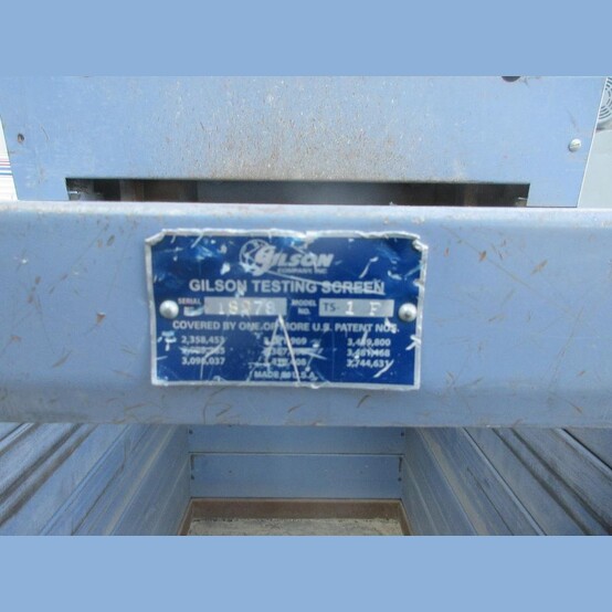 Gilson 1F Testing Screen