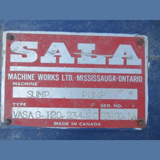 Sala 7.5HP Sump Pump