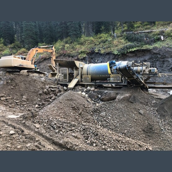 Gold Machine Model 50 Trommel Wash Plant