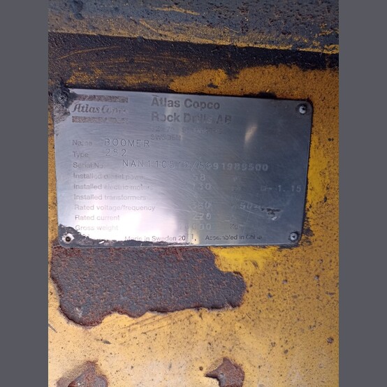 Atlas Copco Rocket Boomer 282