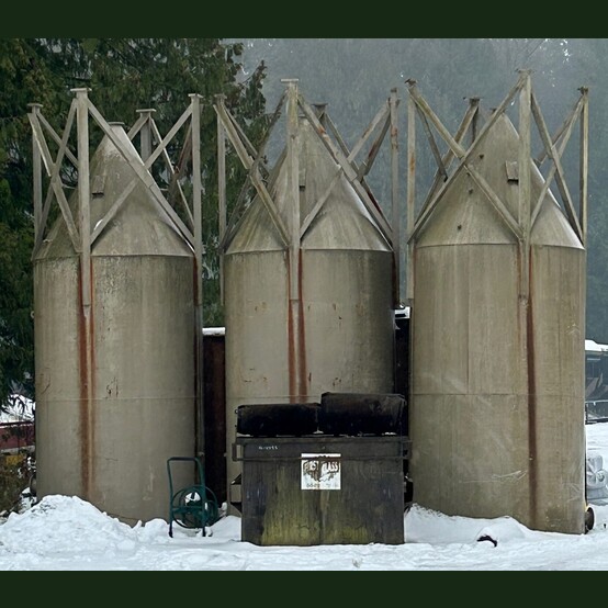 6ft Dia. x 16ft Storage Silos
