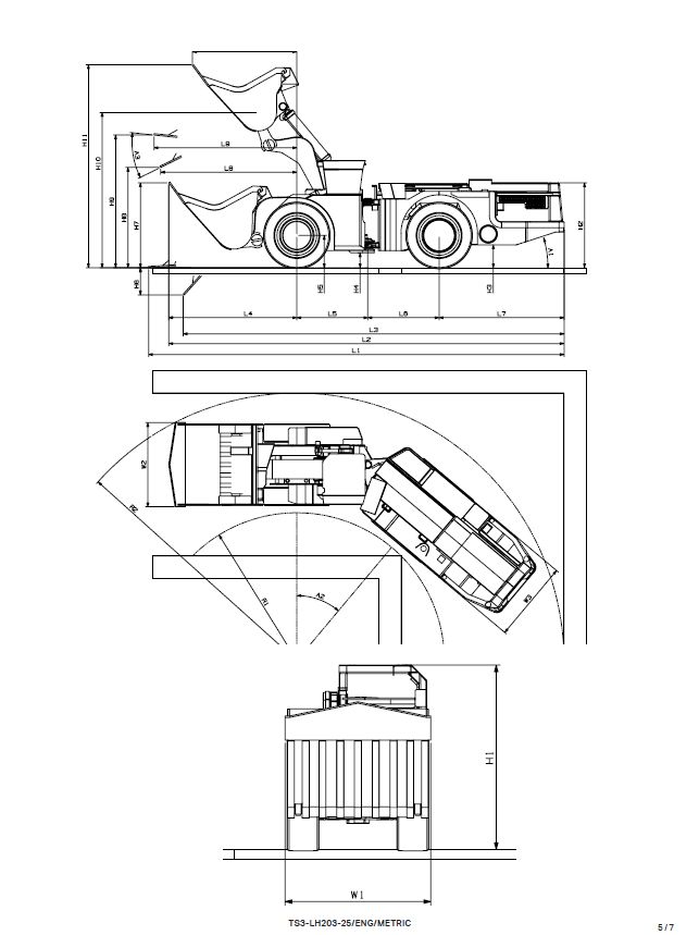 Sandvik LH203 Scooptram