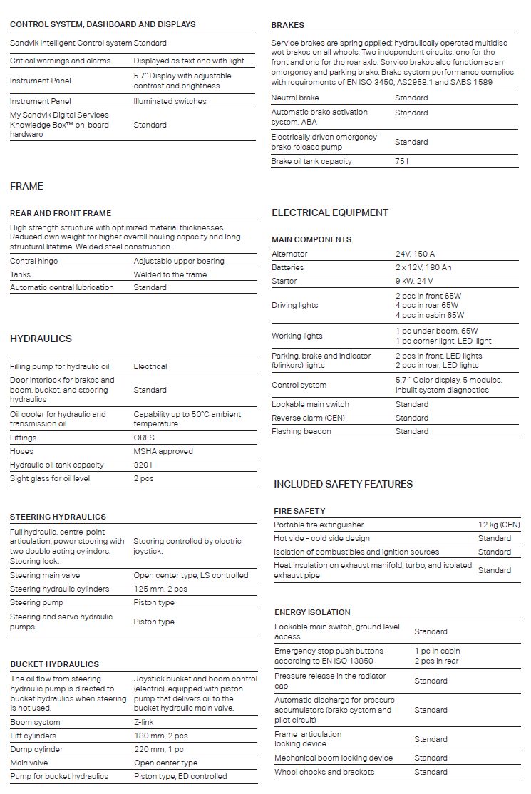 2012 Sandvik LH517 Scooptram