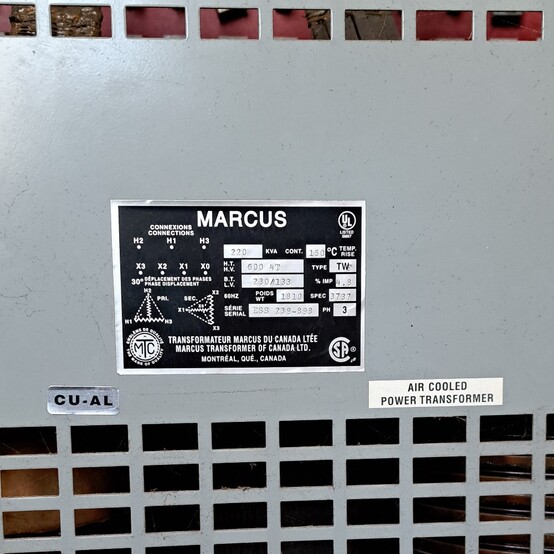 220kVA Marcus Transformer