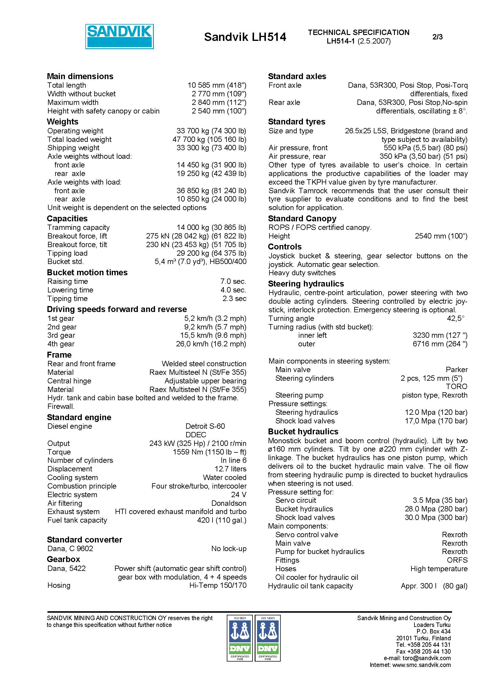 Sandvik LH514 Scooptram