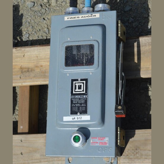 Square D 60 Amp Non-Fusible Disconnect