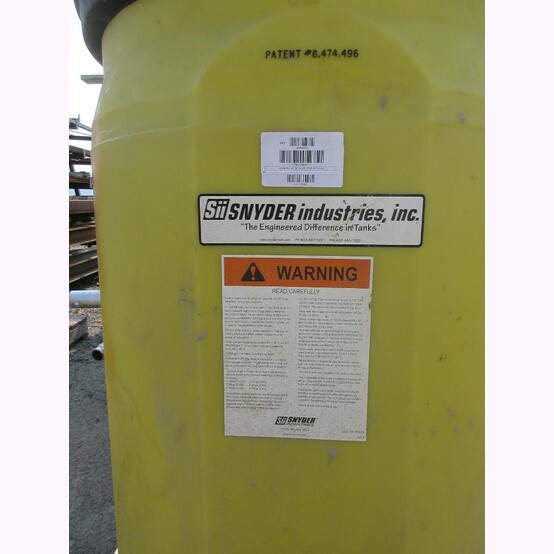210 Gallon Plastic Mixing Tank