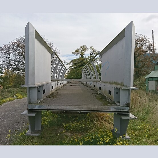 2m x 16m 24-Ton Steel Beam Pedestrian Bridge