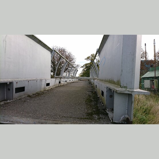 2m x 16m 24-Ton Steel Beam Pedestrian Bridge