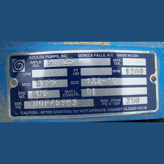 Gould 3196 MTX Centrifugal Pump