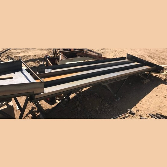 6ft Wide x 20ft Long Custom Built Sluice