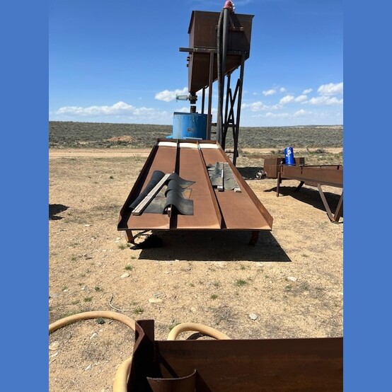 6ft Wide x 20ft Long Custom Built Sluice