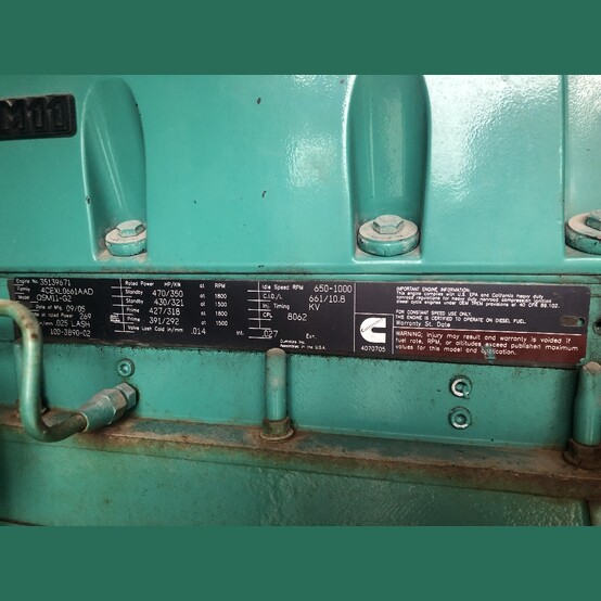 300kW Cummins Diesel Generator