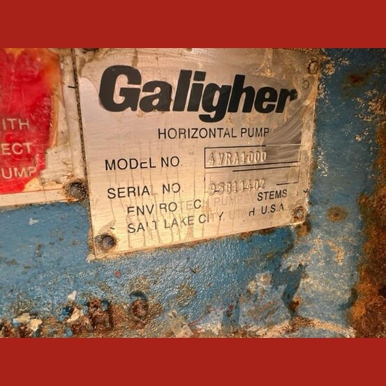 6in x 4in Galigher Centrifugal Pumps