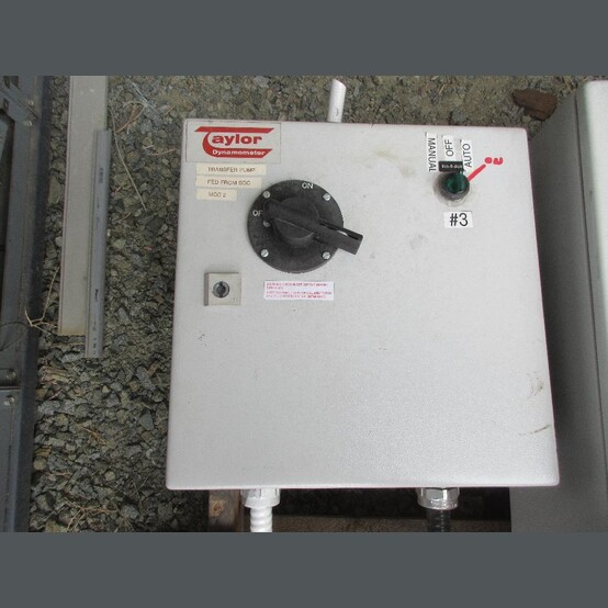 Taylor Dynamometer 0710-F11030 Pump Control Panel