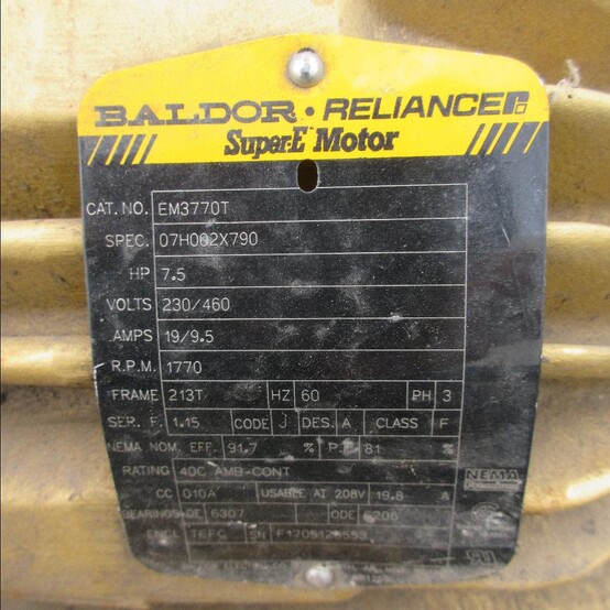 Baldor Reliance 7.5HP Electric Motor