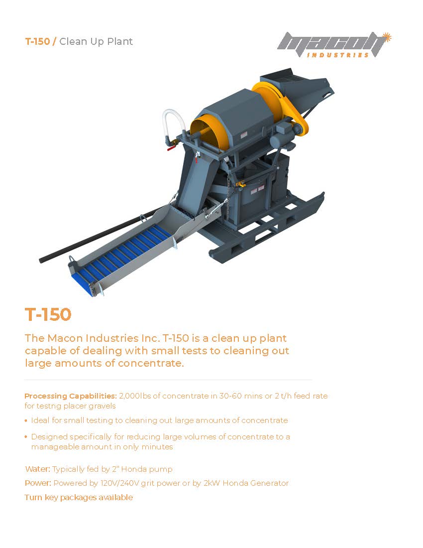 Macon and MSI Gold Wash and Recovery Package