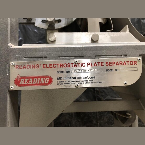 Reading Electrostatic Plate Separator