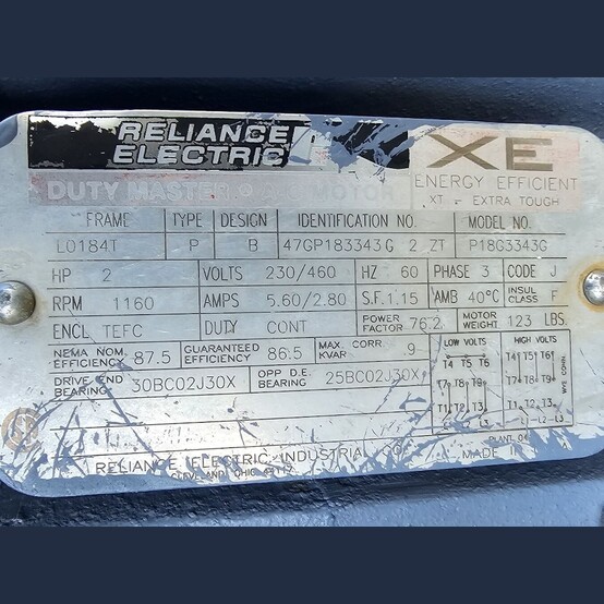 Rotex 30in x 60in Single Deck Inclined Screen