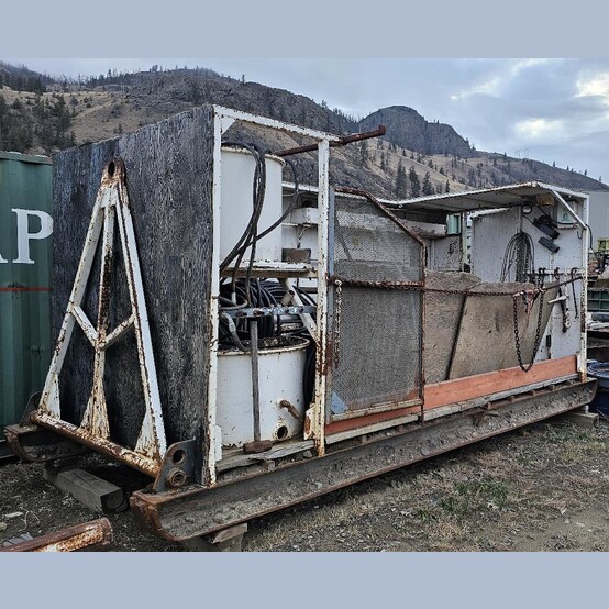 (4) Diamond Drill Skid Shack Work Platforms