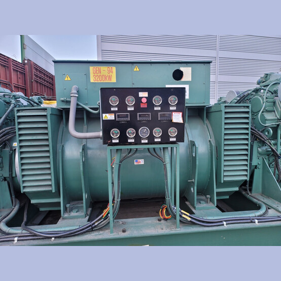 3200kW Detroit Diesel Tandem Generator