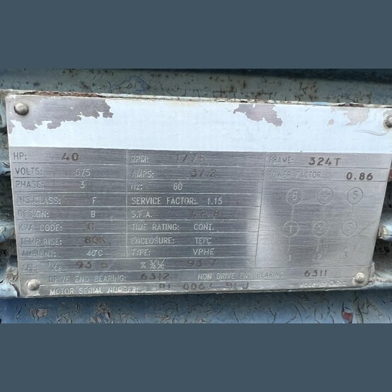 40HP Marathon Electric Motor