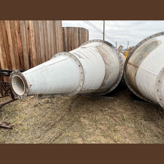 6ft Dia. x 20ft High Ceramic-Lined Cyclones