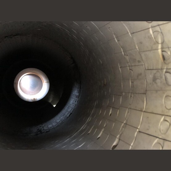 6ft Dia. x 20ft High Ceramic-Lined Cyclones