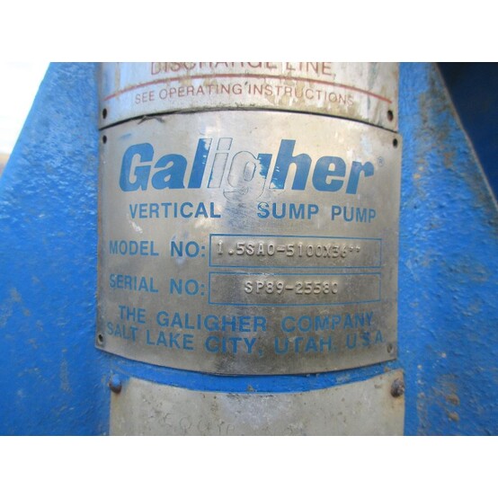 1.5in Galigher Sump Pump