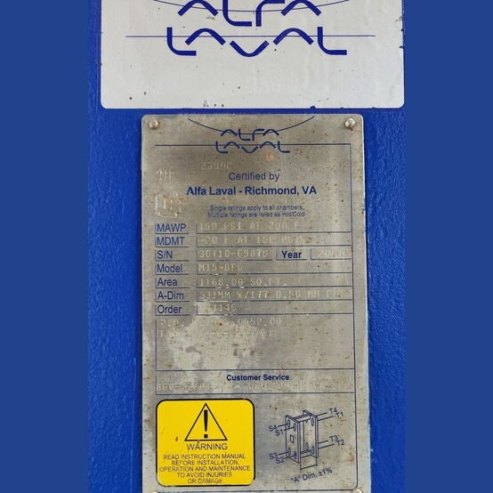 Alfa Laval Gasketed Plate-and-Frame Heat Exchangers